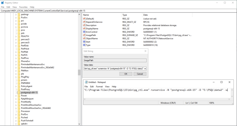Shifting Postgresql Data Location On Windows Server Tech Nugget